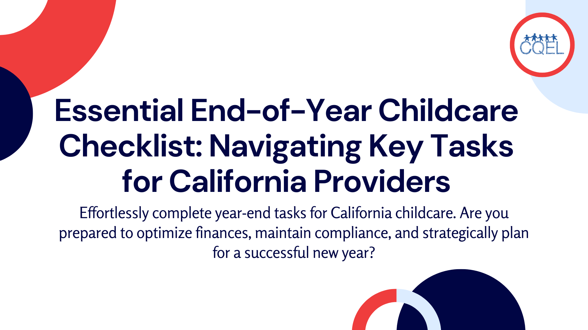 Essential End-of-Year Childcare Checklist: Navigating Key Tasks for ...