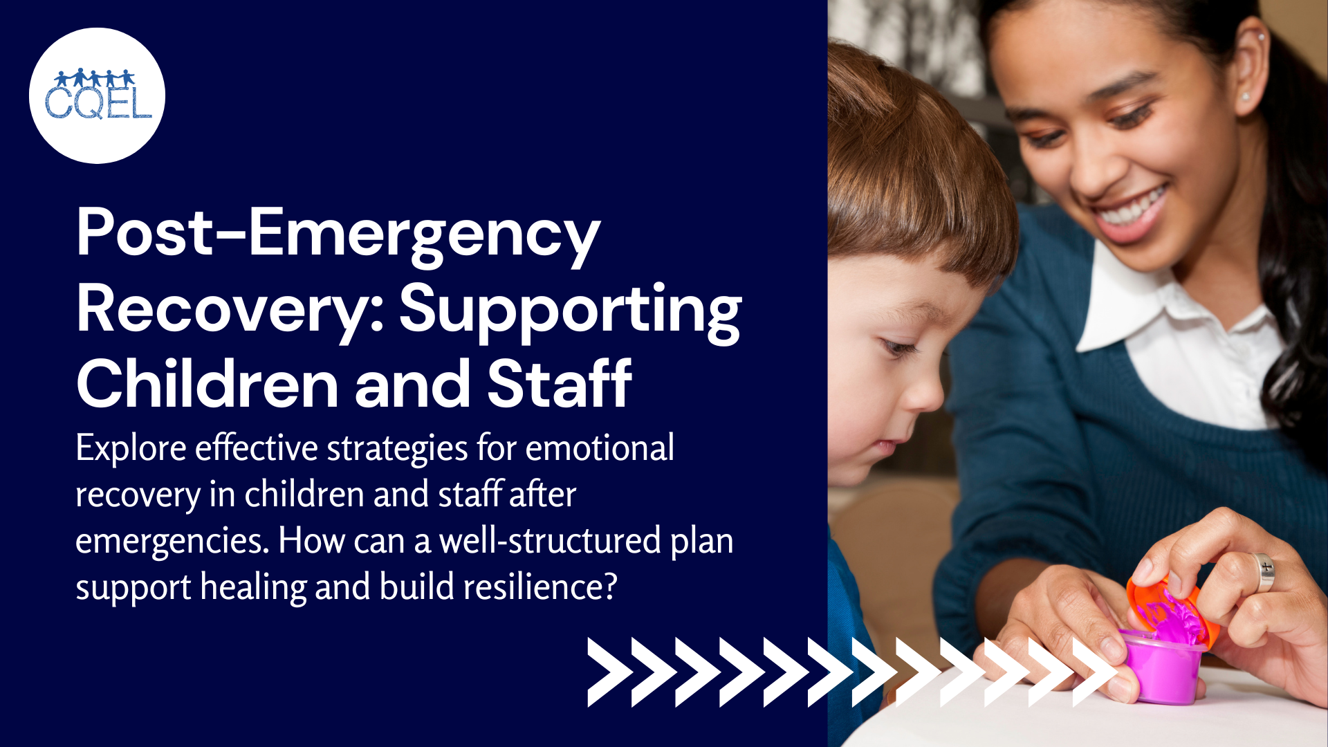 Post-Emergency Recovery: Supporting Children and Staff